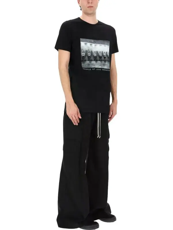 Rick Owens Drawstring-waist Cargo Pants - Black