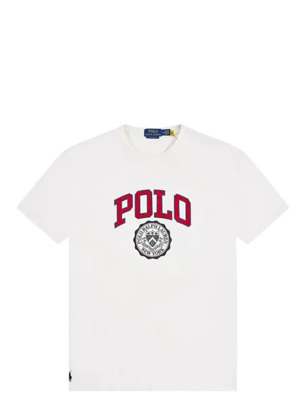 Polo Ralph Lauren Logo-print Jersey T-shirt - White