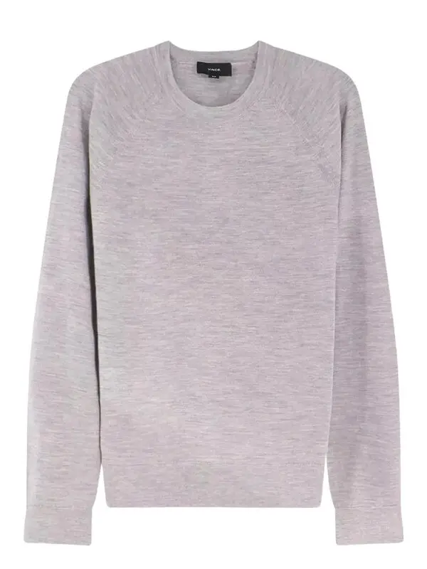Vince Fine-knit Raglan-sleeve Sweater - Grey