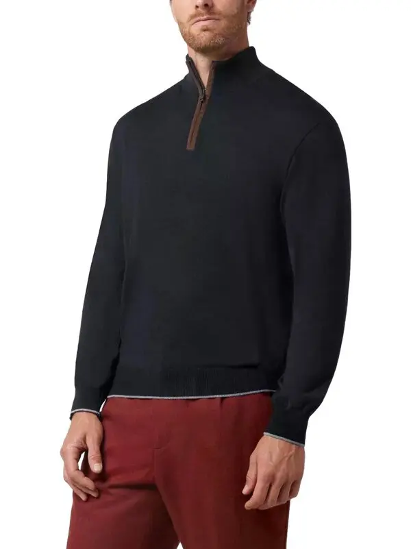 Paul & Shark Half-zip Sweater - Blue