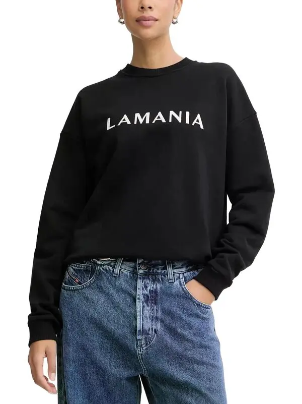 LA MANIA Chill Logo-print Sweatshirt - Black