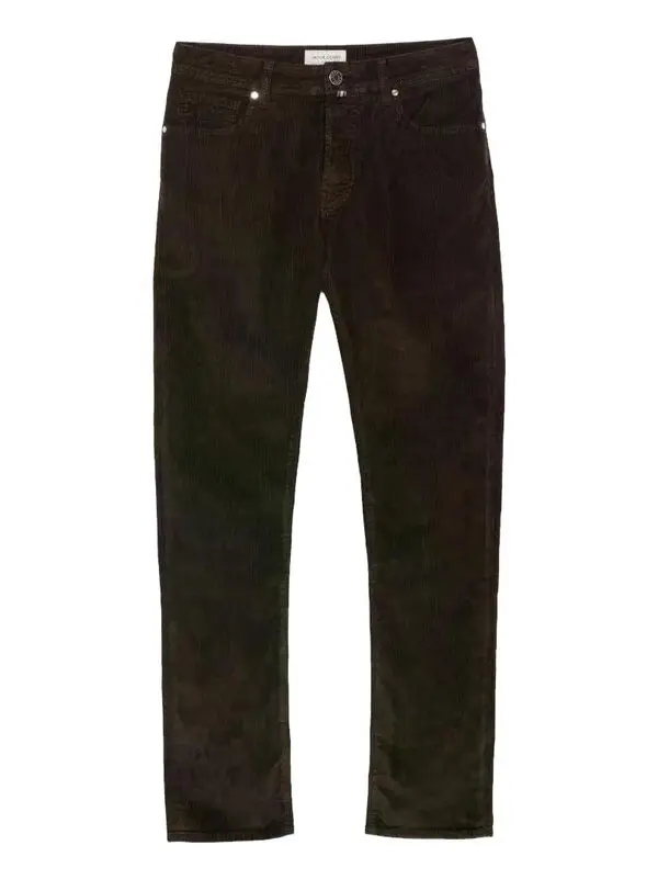 JACOB COHЁN Bard Corduroy Trousers - Brown