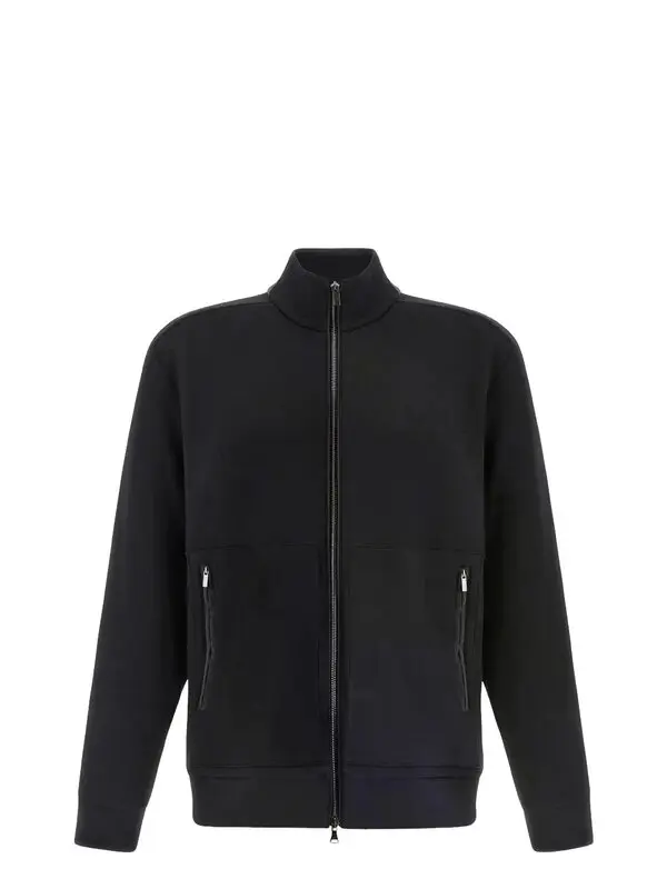 Paul & Shark Zip-up Sweatshirt - Black