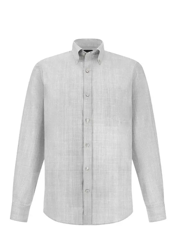 Paul & Shark Cotton Twill Shirt - Grey