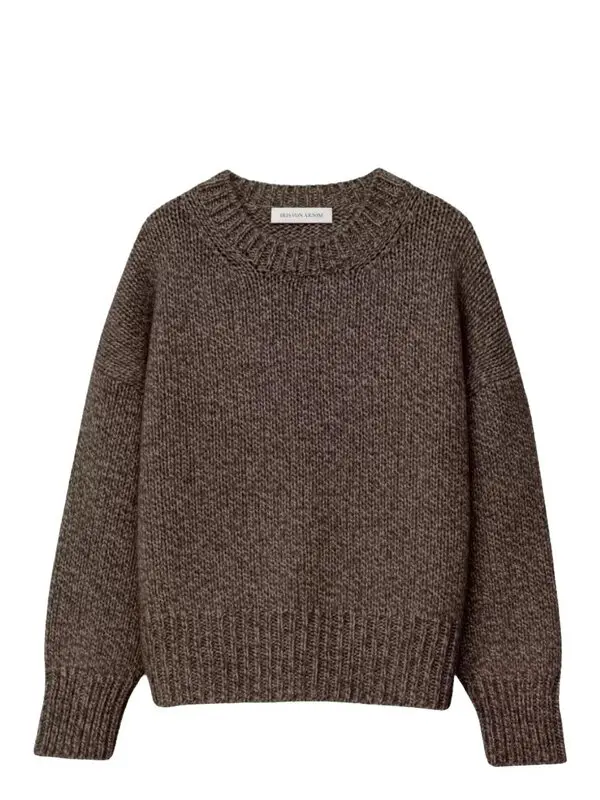 Iris Von Arnim Maisie Drop-shoulder Sweater - Neutrals