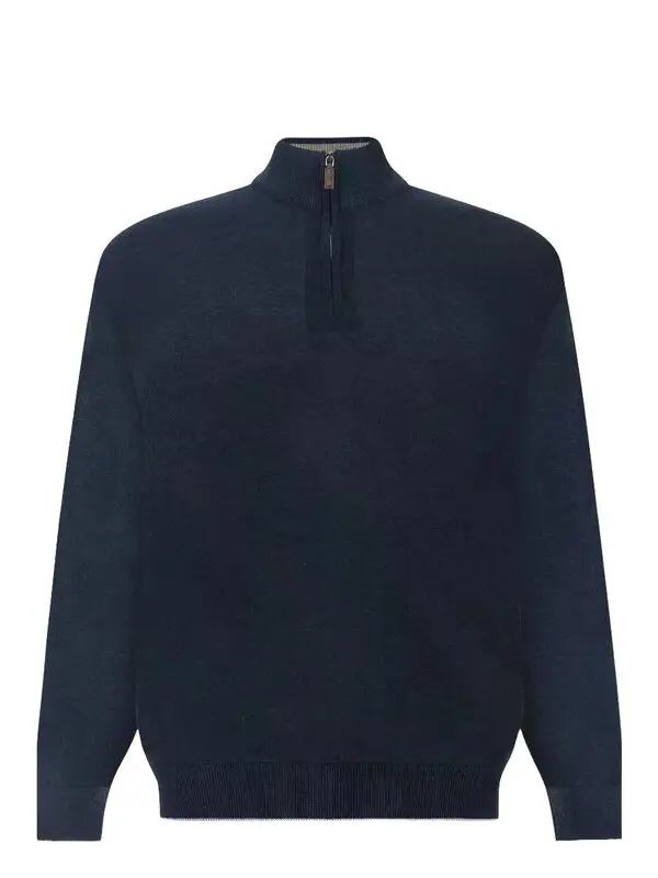 Paul & Shark Piuma Half-zip Sweater - Blue