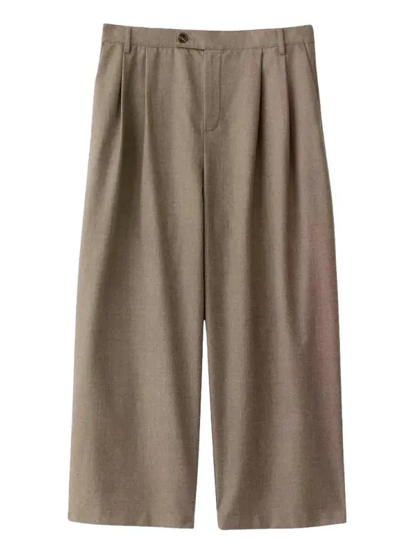 A KIND OF GUISE Yesa Pleated Wide-leg Trousers - Neutrals