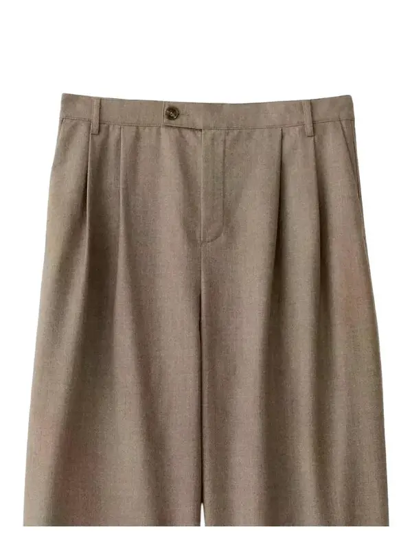 A KIND OF GUISE Yesa Pleated Wide-leg Trousers - Neutrals