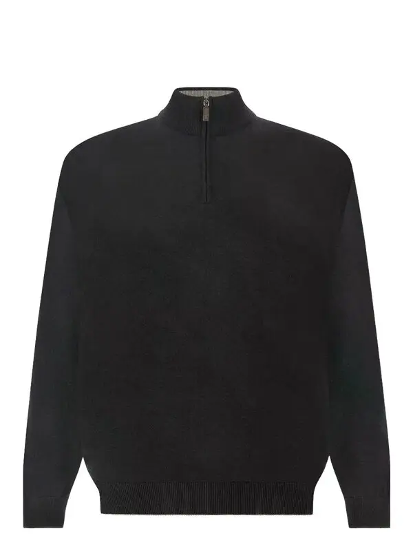 Paul & Shark Piuma Half-zip Sweater - Black