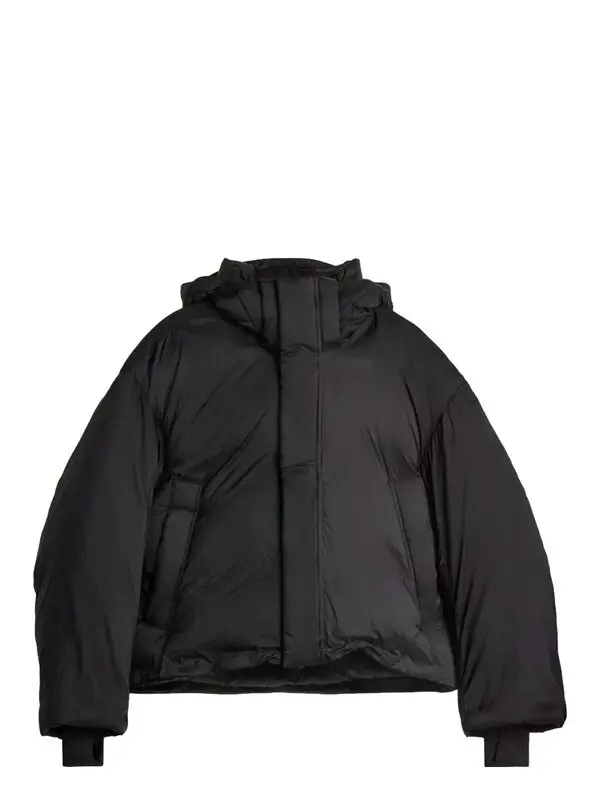 Y3 Hooded Padded Jacket - Black