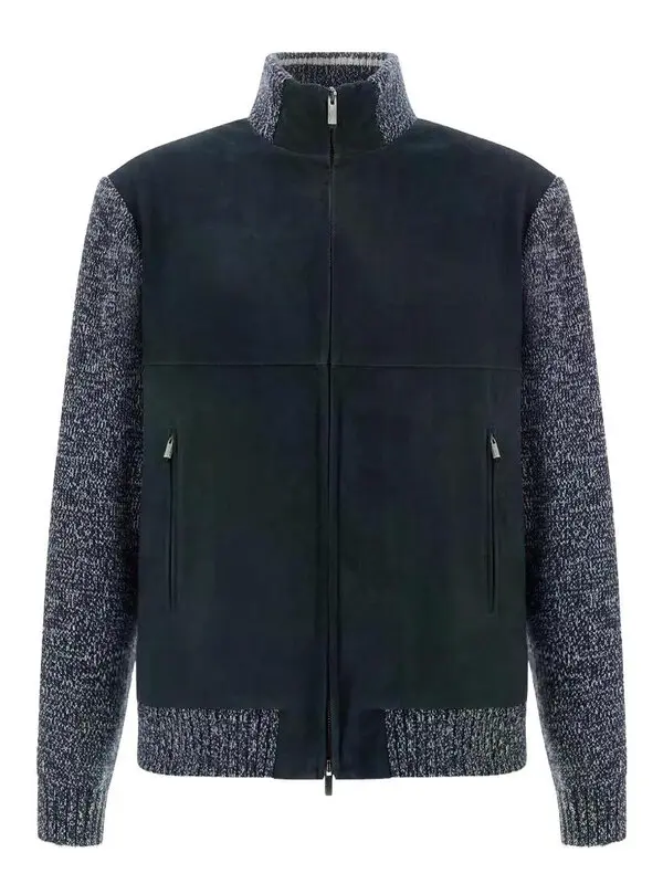Paul & Shark Zip-up Bomber Jacket - Blue