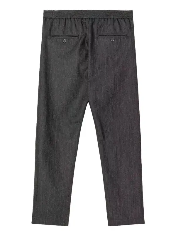 Barena Venezia Riobarbo Dile Herringbone Trousers - Grey