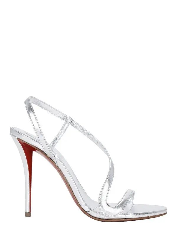 CHRISTIAN LOUBOUTIN Rosa Z 100 Sandal - Silver