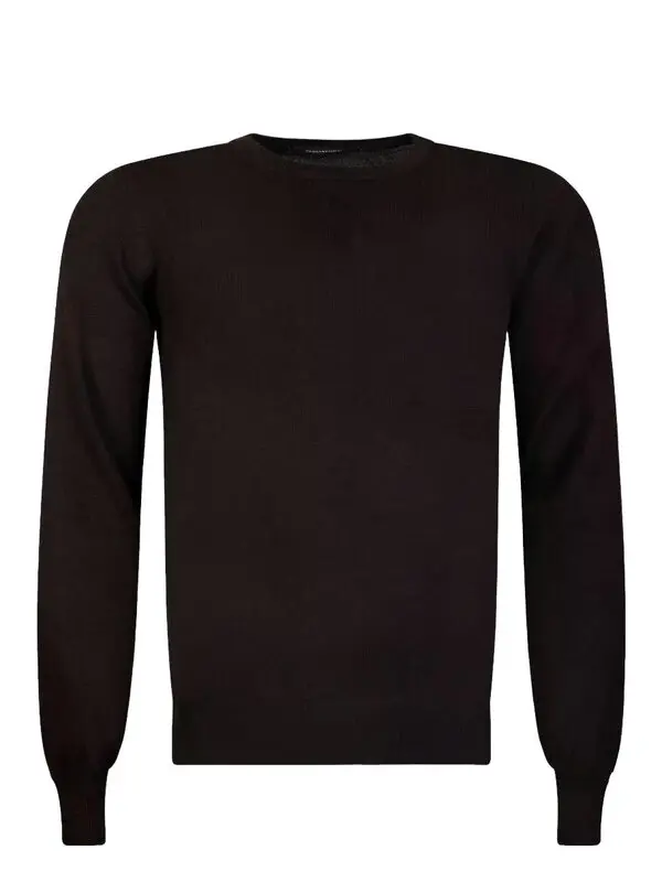Tagliatore Crew-neck Sweater - Brown