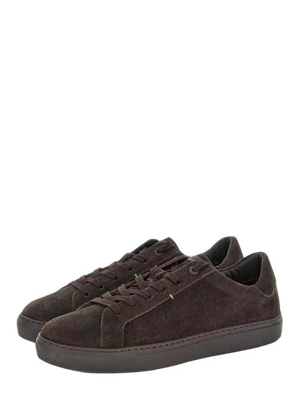 Paul & Shark Suede Low-top Sneakers - Brown