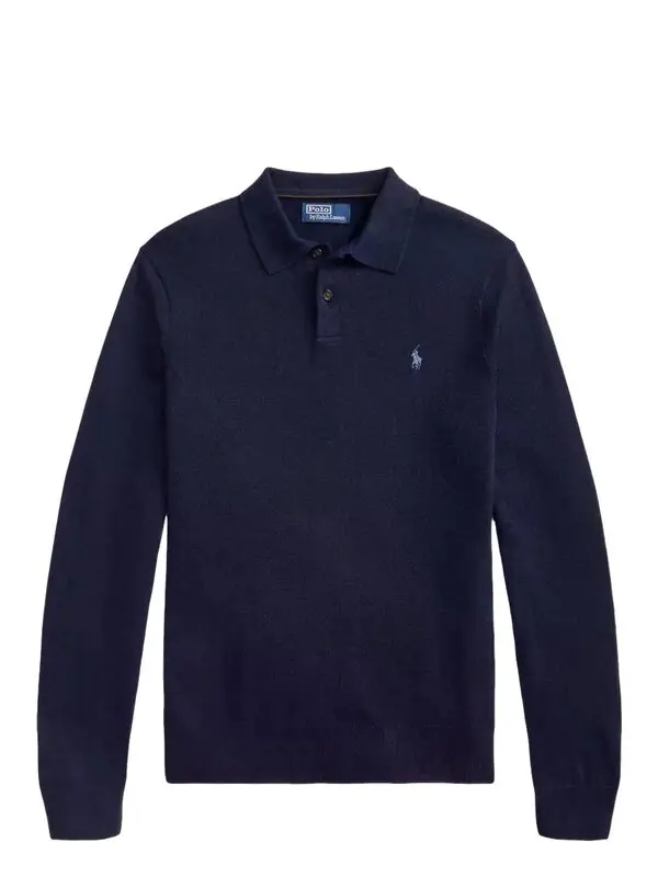 Polo Ralph Lauren Wool Polo-collar Jumper - Blue