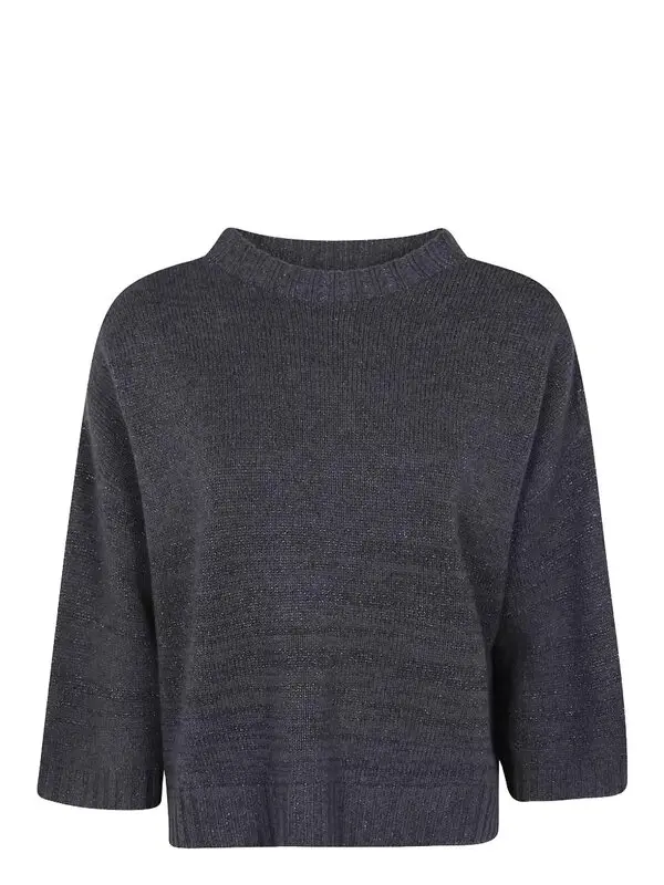 Fabiana Filippi Metallic-thread Wool Sweater - Grey