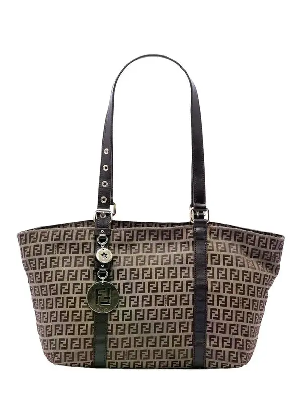 Fendi 2000-2026 Zucchino Canvas Superstar Tote Bag - Neutrals