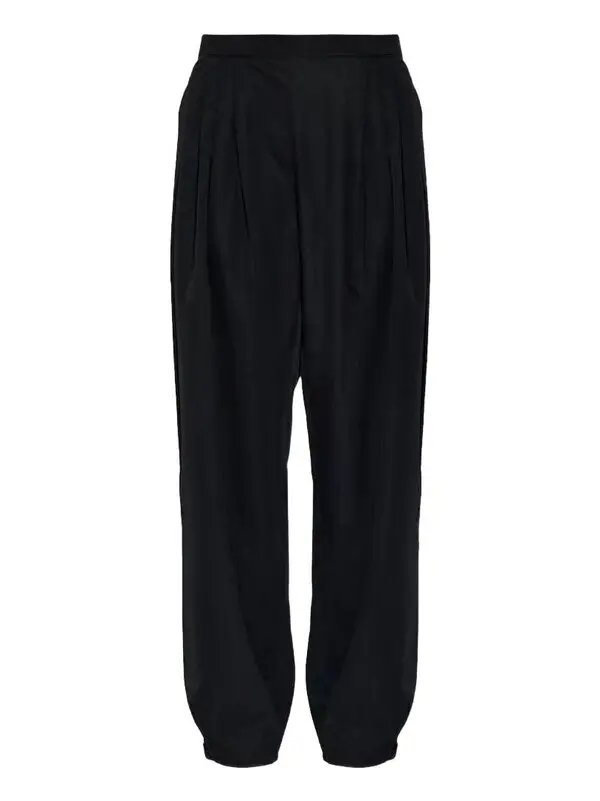 RETHINKIT STUDIOS Pleated Straight-leg Trousers - Black