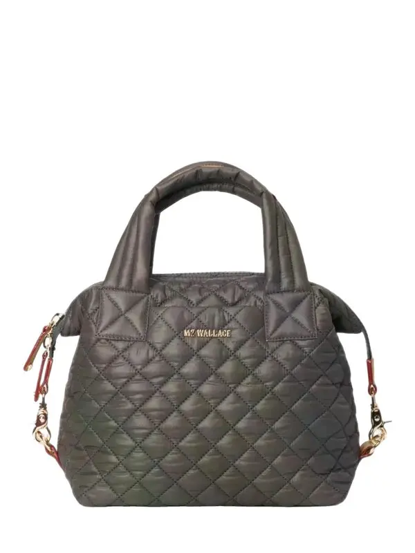 Mz Wallace Small Sutton Deluxe Quilted Tote Bag - Grey