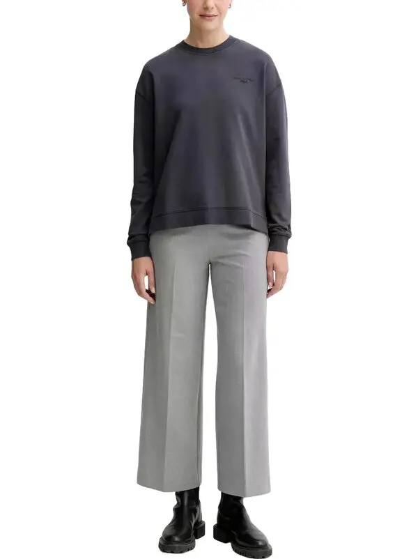 Marc O'polo Logo-print Cotton Sweatshirt - Blue