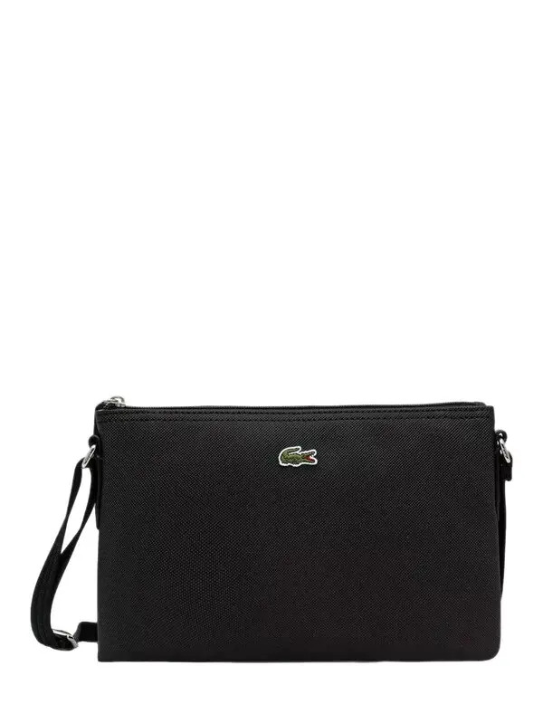 Lacoste Logo-patch Cross Body Bag - Black