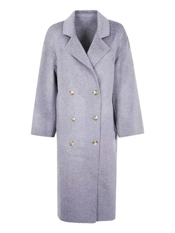 Loulou De Saison Double-breasted Coat - Grey
