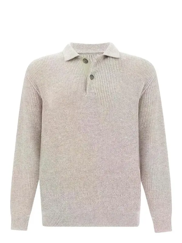 Paul & Shark Piuma Wool Polo Shirt - Neutrals
