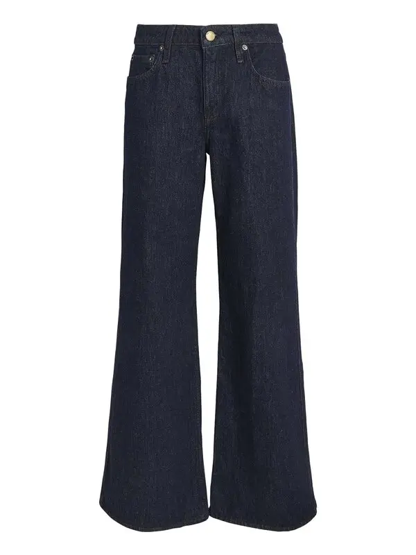Rag & Bone Josie Mid-rise Flared Jeans - Black