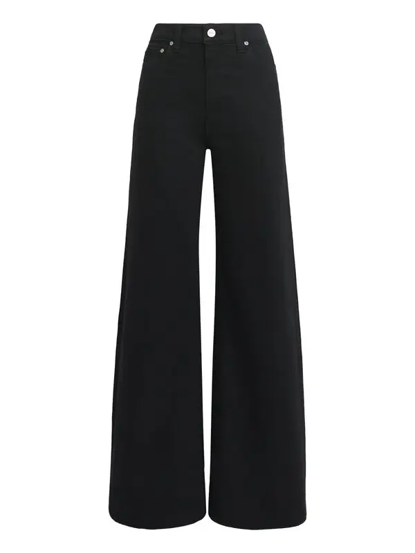 Khaite Dane Wide-leg Jeans - Black
