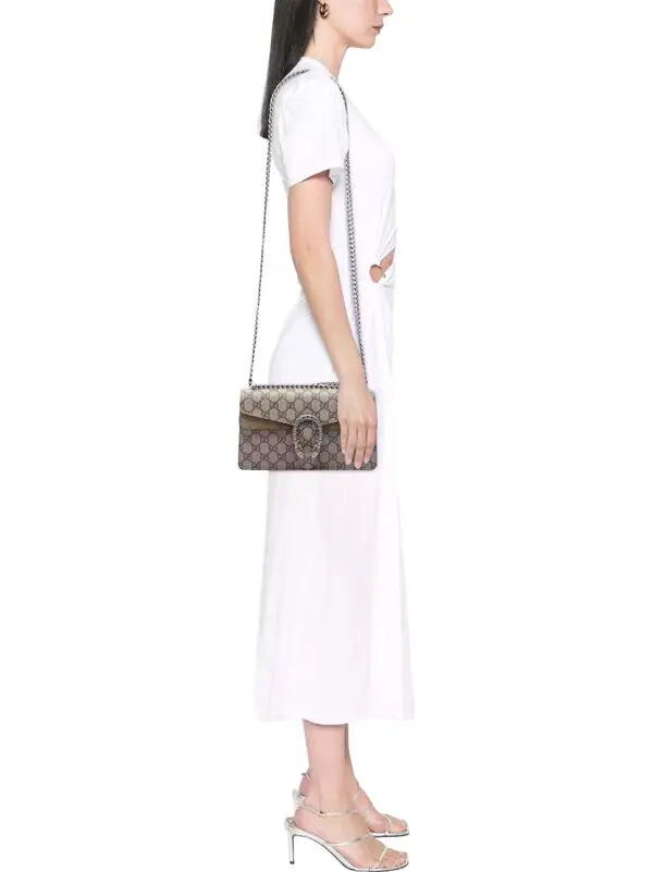 Gucci 2016-2026 Medium Gg Supreme Dionysus Crossbody Bag - Neutrals