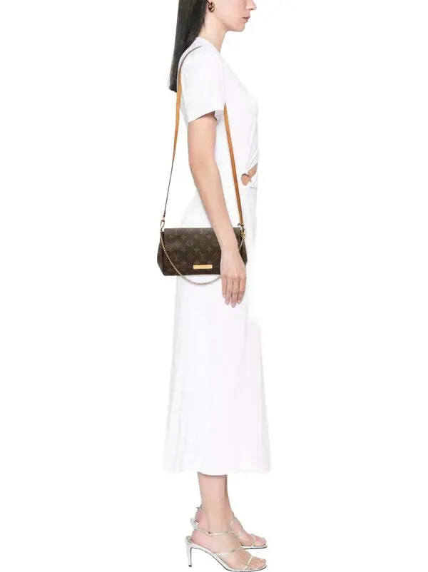 LOUIS VUITTON 2017 Monogram Favorite Mm Satchel - Brown