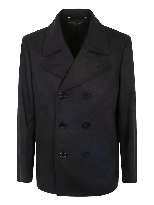 Paul Smith Double-breasted Peacoat - Grey