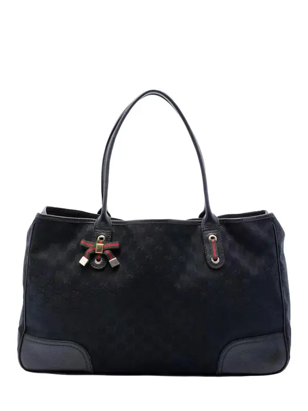 Gucci 2016-2026 Gg Canvas Princy Tote Bag - Black