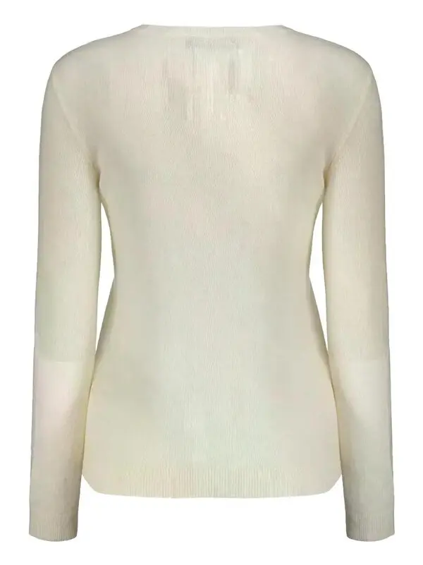 Valentino Garavani Vltn Logo-intarsia Sweater - Neutrals