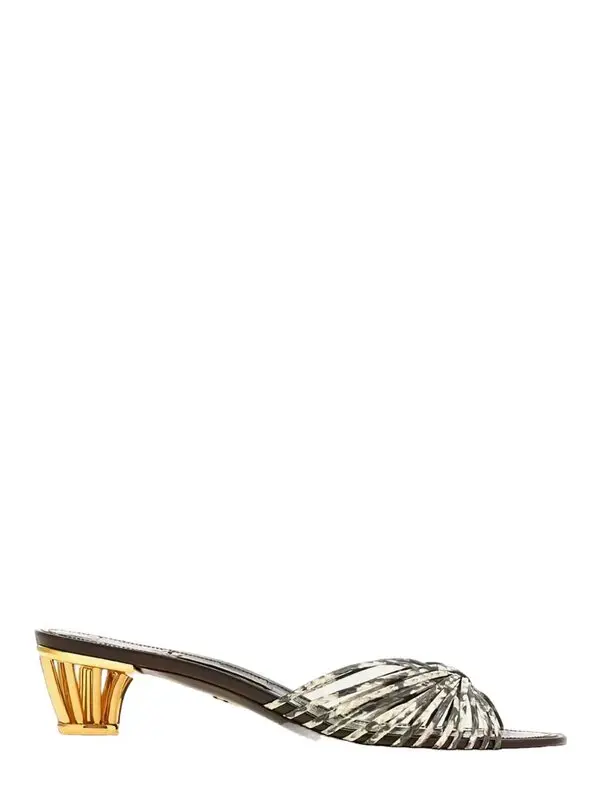 FERRAGAMO Sculptural-heel Pumps - Black