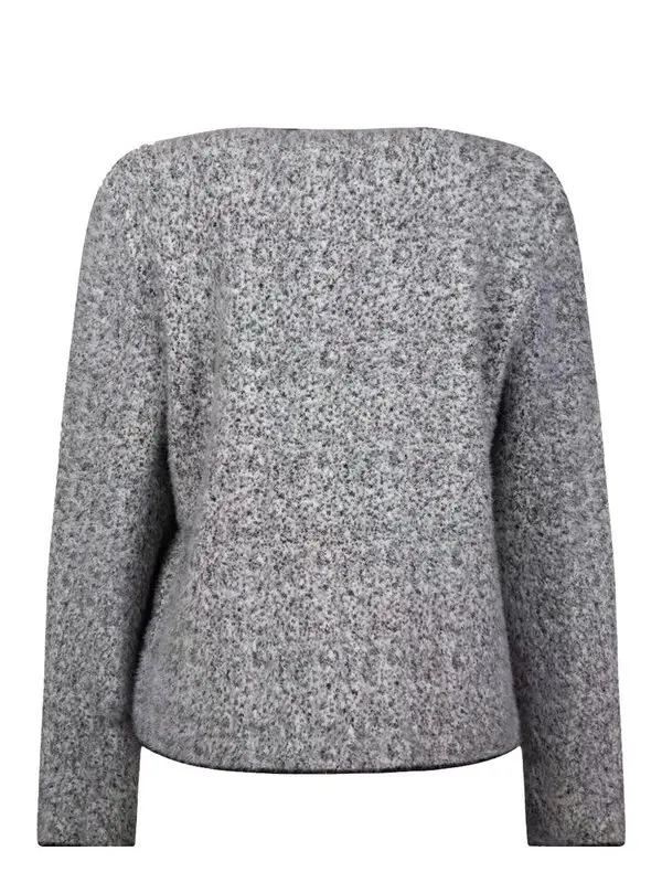Derhy Elyna Bouclé Pearl-button Jacket - Black