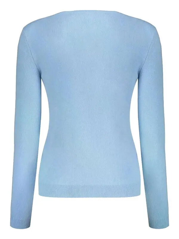 Valentino Garavani Logo Crew-neck Sweater - Blue