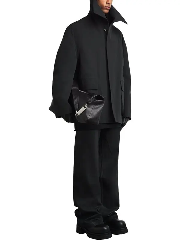 Rick Owens Dracucollar Jacket - Black