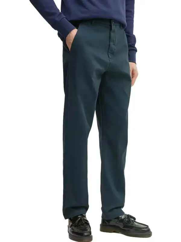 Lindbergh Button-flap Pocket Trousers - Blue