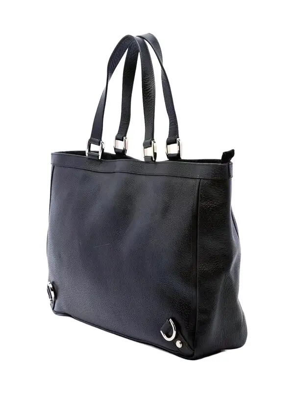 Gucci 2000-2015 Calfskin Abbey D Ring Tote Bag - Black
