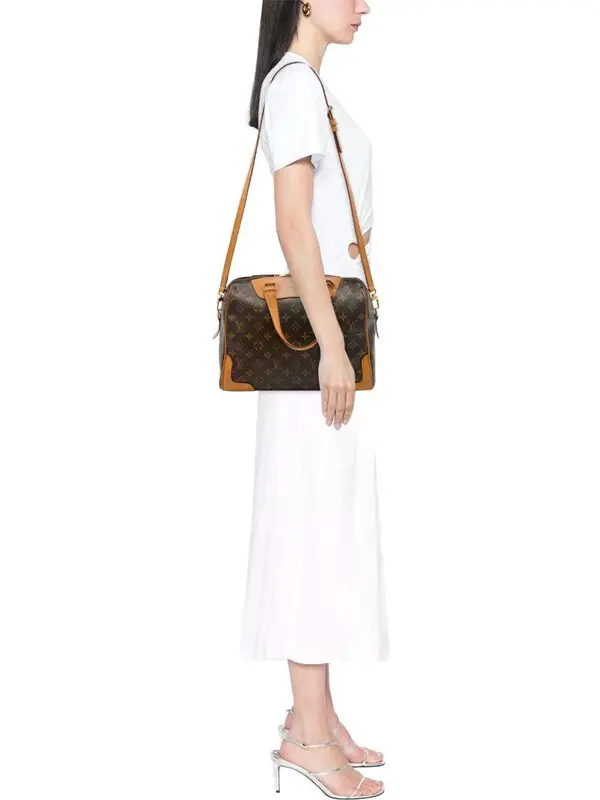 LOUIS VUITTON 2014 Monogram Retiro Pm Satchel - Brown
