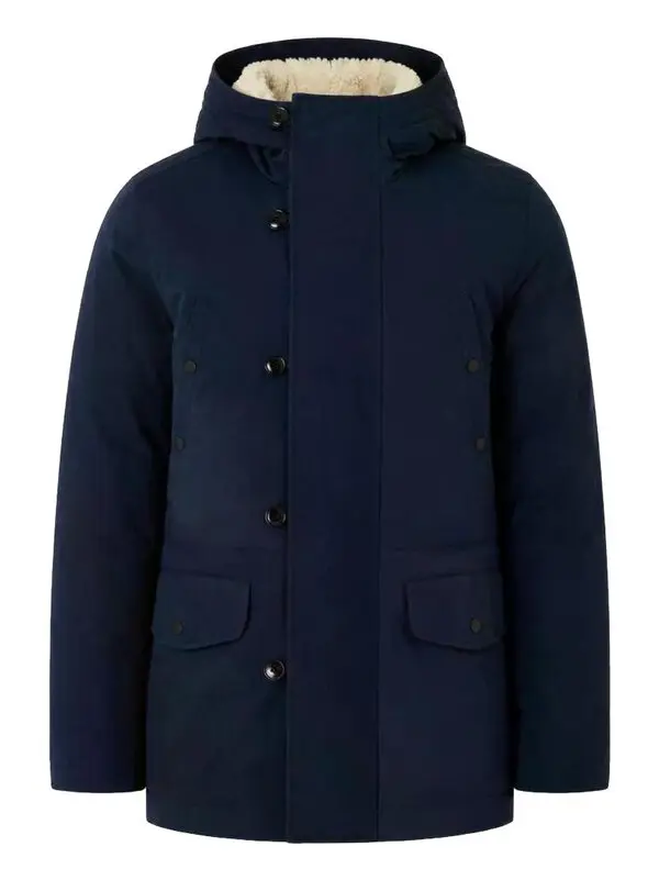 Paul Smith Padded Hooded Jacket - Blue