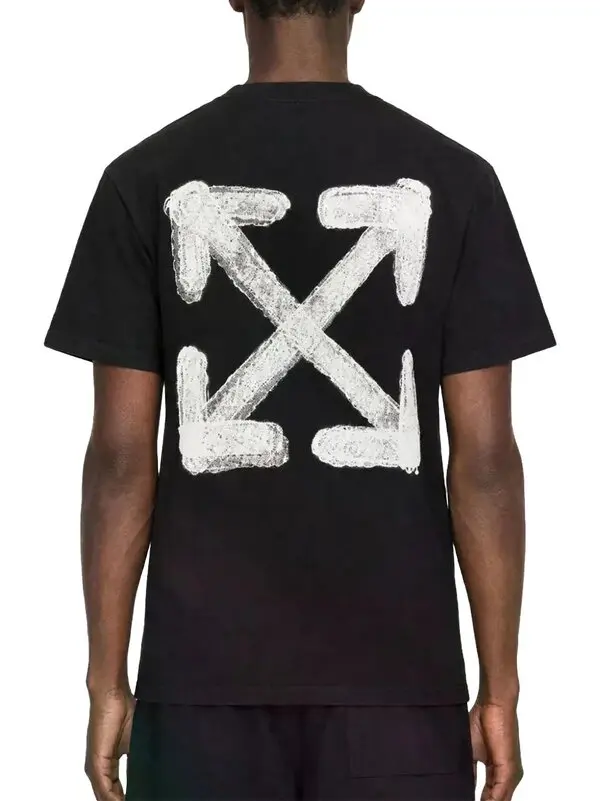 Off-White Spray Print T-shirt - Black
