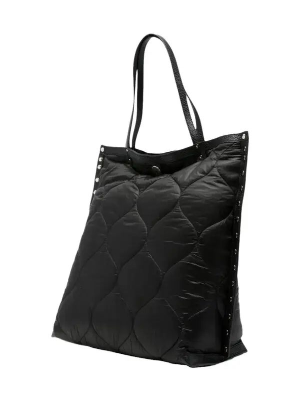 ZANELLATO A Spasso Lunaria Quilted Leather Tote Bag - Black