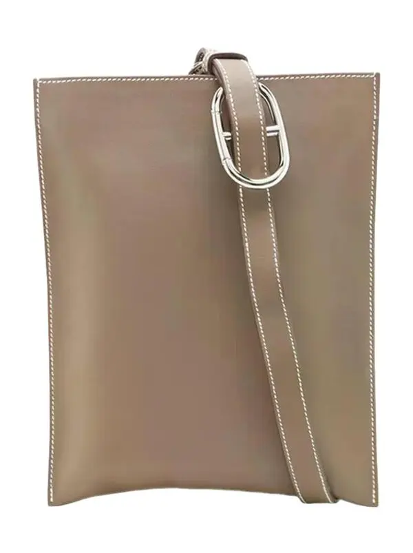 Hermès 2022 Swift Pochenplus Wallet Crossbody Bag - Brown