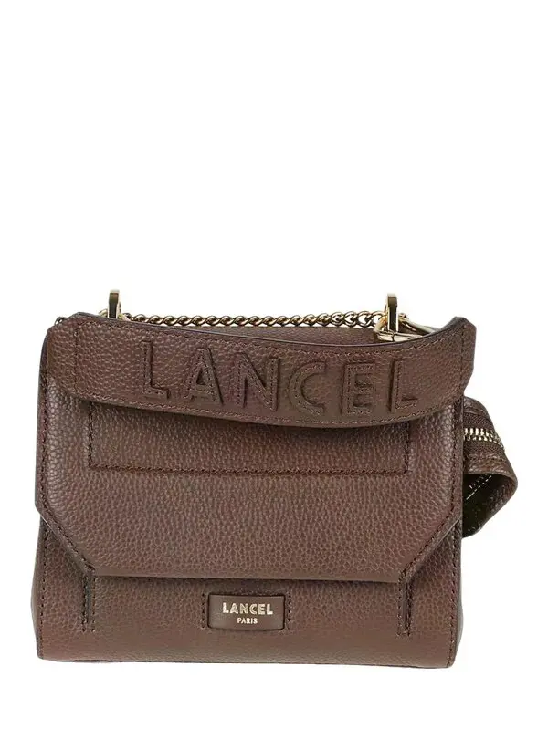 LANCEL S Ninon Logo-embossed Shoulder Bag - Brown