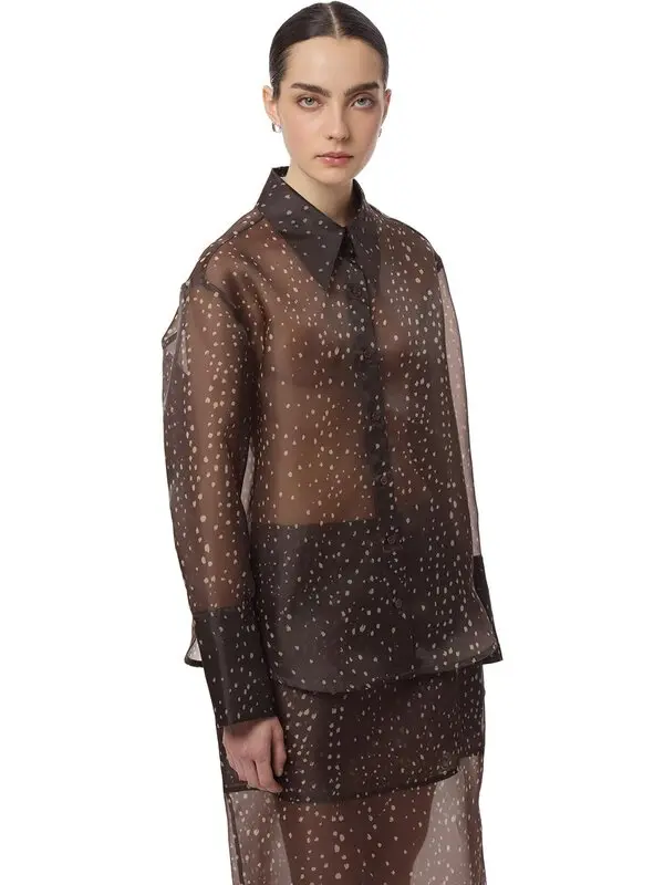Apparis Tyra Doe Organza Shirt - Doe Multi