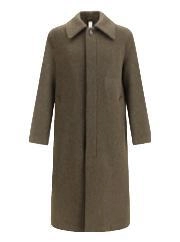 SUNFLOWER Winter Single-breasted Coat - Brown