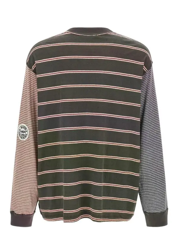 SONG FOR THE MUTE Striped Sweater - Grey